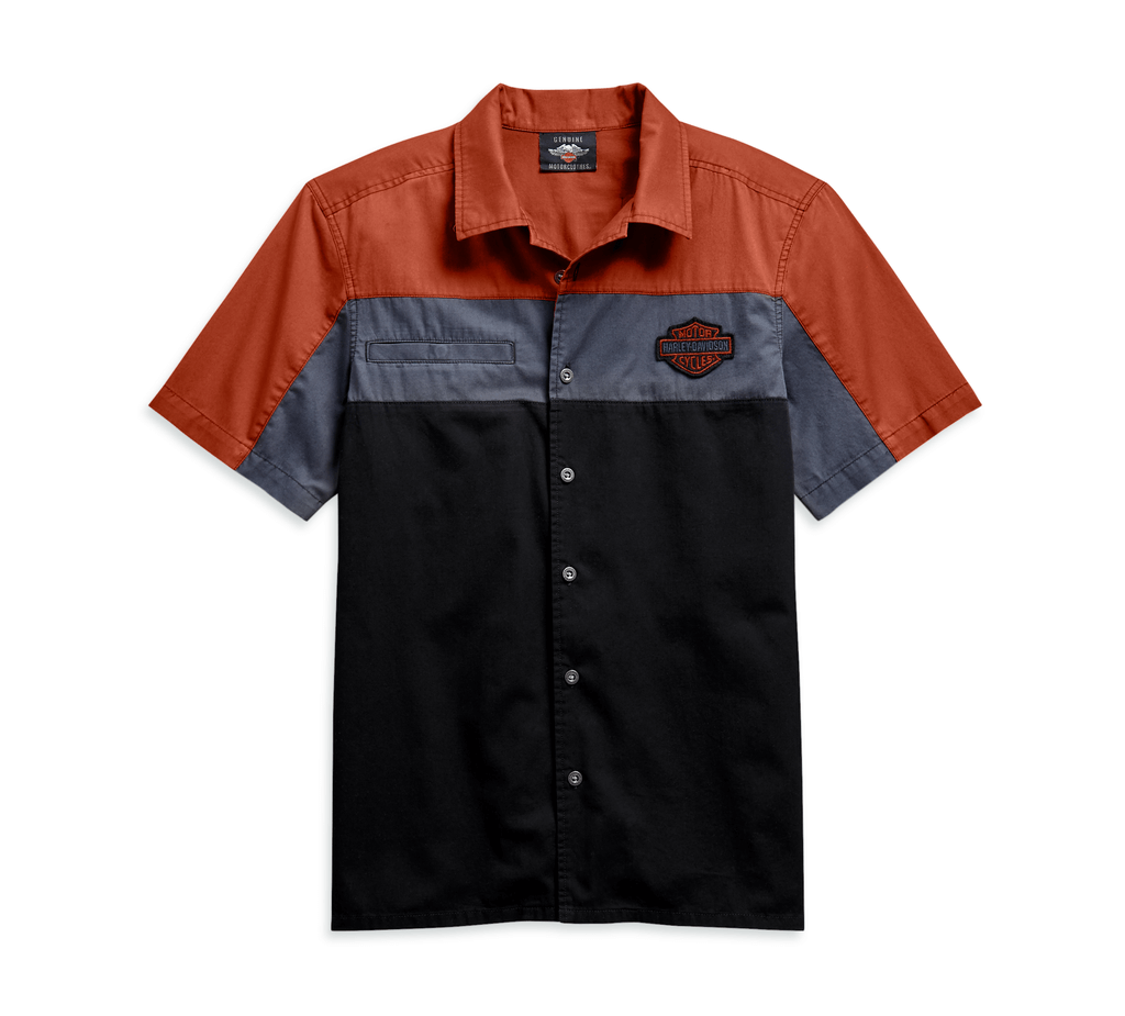 CAMISA MANGA CORTA COPPERBLOCK HARLEY-DAVIDSON HOMBRE - Harley-Davidson ...